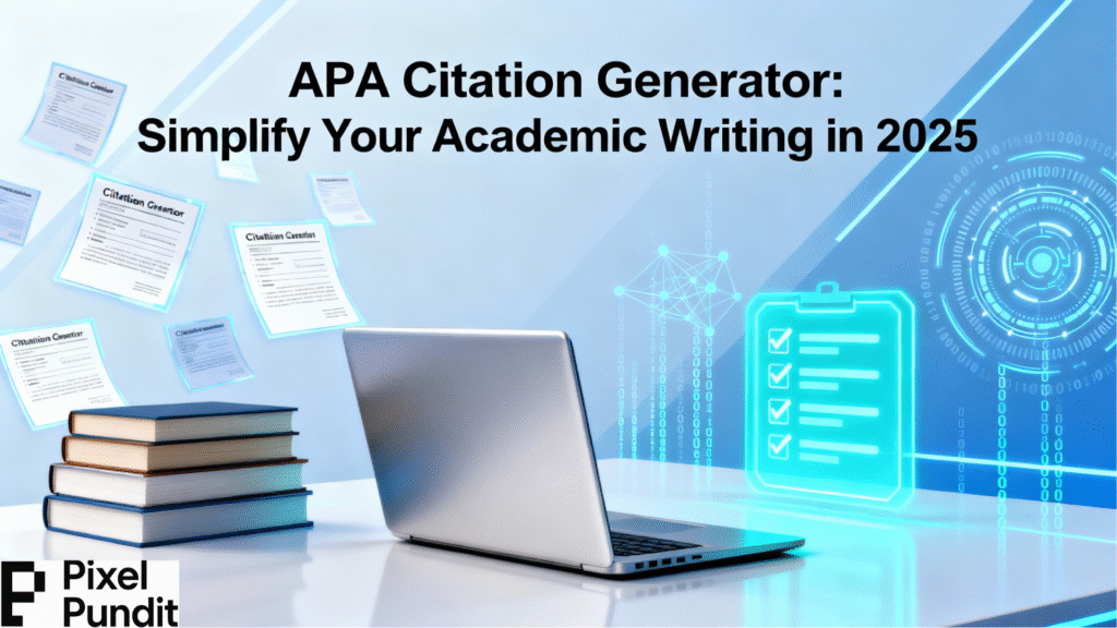 APA Citation Generator: Simplify Your Academic Writing in 2025 - Pixel ...