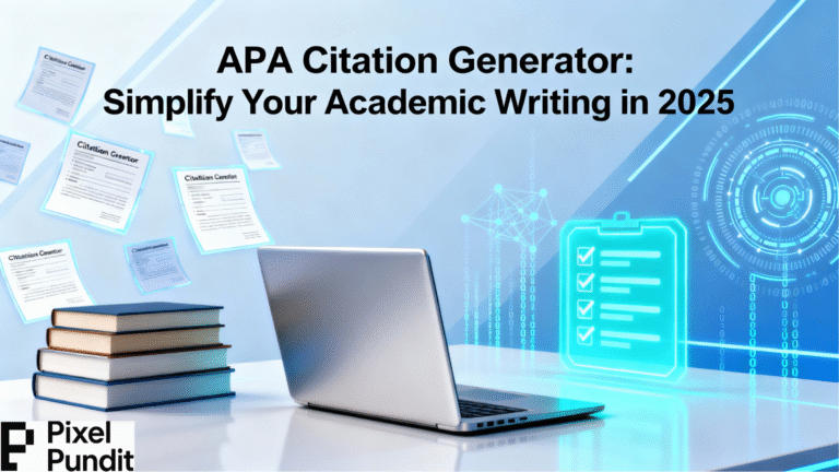 APA Citation Generator: Simplify Your Academic Writing in 2025 - Pixel ...